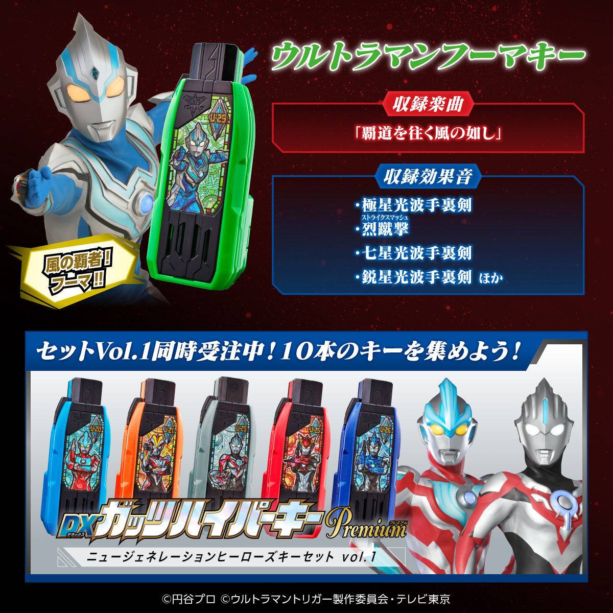 Ultraman Trigger: DX GUTS Hyper Key Series - New Generation Heroes Key ...