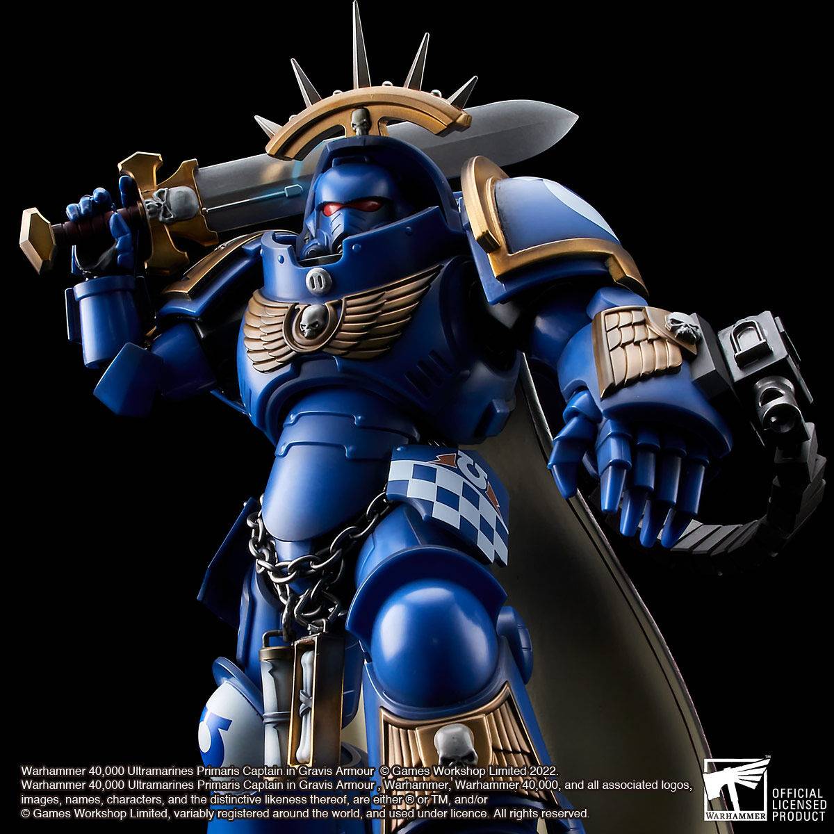 Warhammer 40,000: Primaris Space Marine Captain - Gravis Armor Ver ...