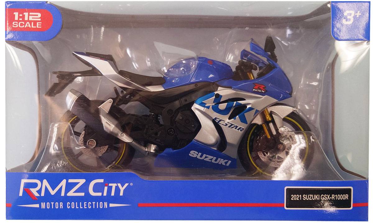 Diecast Motorcycle - 2021 Suzuki GSX-R1000R 1/12 | Nin-Nin-Game.com
