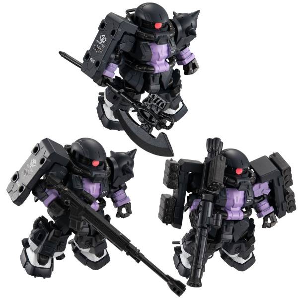 Mobility Joint Gundam: MS-06R-1A Zaku II High Mobility Type (Black Tri-Stars) - Ortega's Unit ...