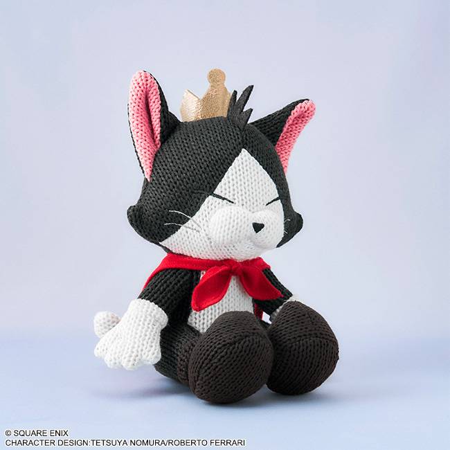 Final Fantasy VII Remake: Cait Sith Knitted Plushie | Nin-Nin-Game.com