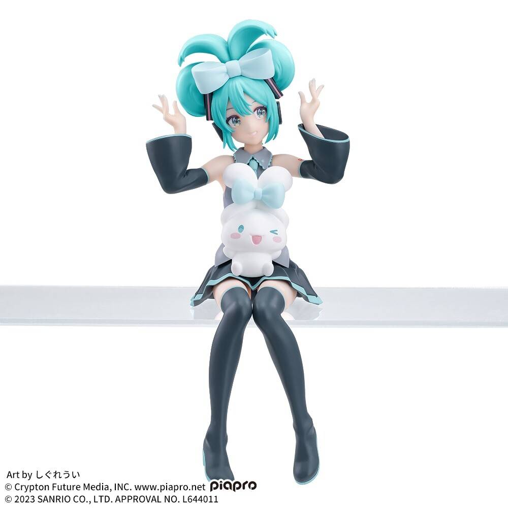 Premium Chokonose Figure: Hatsune Miku x Cinnamoroll (Prize Figure) | Nin-Nin-Game.com
