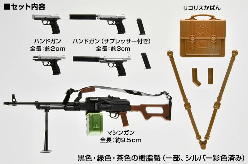 Little Armory (LALR02): Lycoris Recoil Weapons Takina ver. - Plastic ...