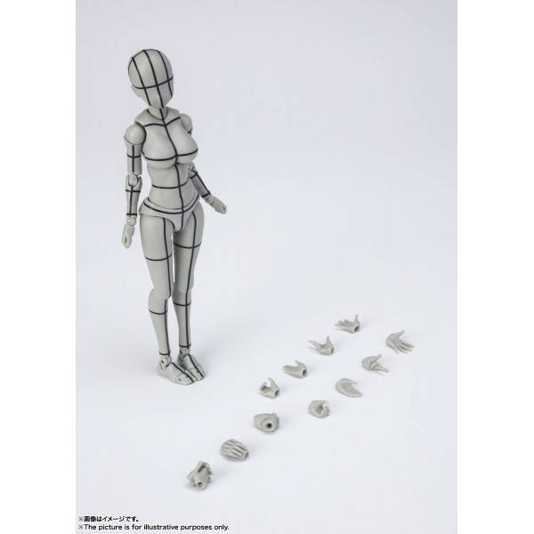 SH Figuarts: Body-chan - Kentaro Yabuki - Wireframe Gray Color Ver ...
