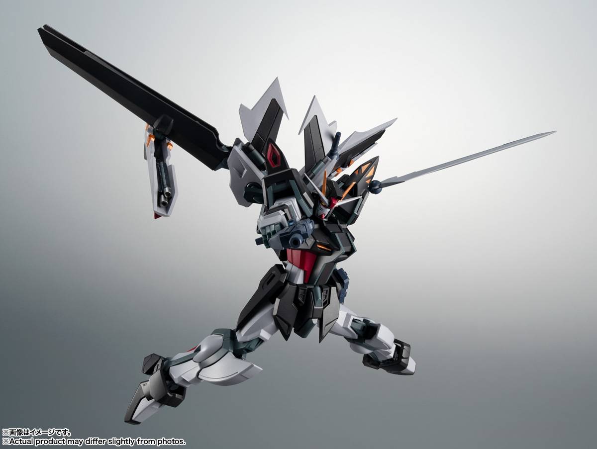 Robot Spirits Side MS: Mobile Suit Gundam SEED - GAT-X105E＋AQM/E-X09S - Strike Noir Gundam Ver ...