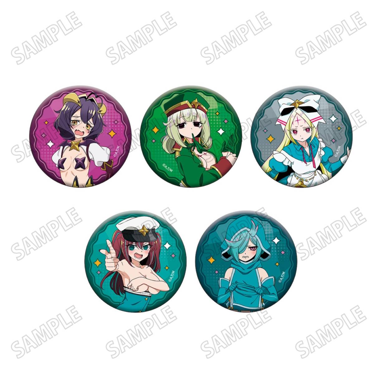 Gushing Over Magical Girls: Can Badge Collection (5 Packs / Box ...