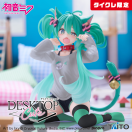Desktop Cute: Hatsune Miku - Cat Ears T-shirt ver. (Taito Online Crane ...