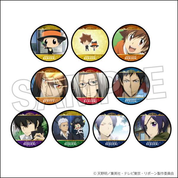 Katekyo Hitman REBORN!: Trading Badges (Vongola Family) (10 Packs Box ...
