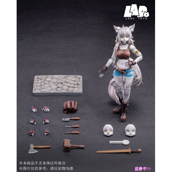 Scale Action Figure: Liya - 1/12 (Mechanic Ver. ) [LADo TOYS] - Nin-Nin ...