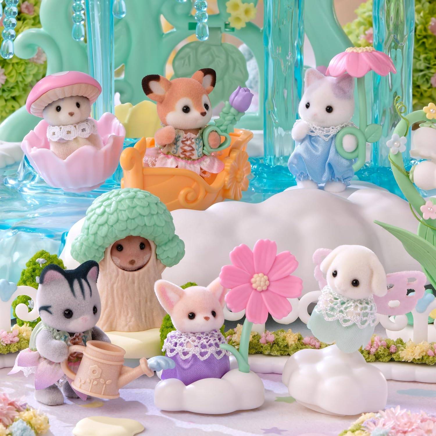 Sylvanian Families: Baby Flower Garden Friends Series (16 Packs Box ...