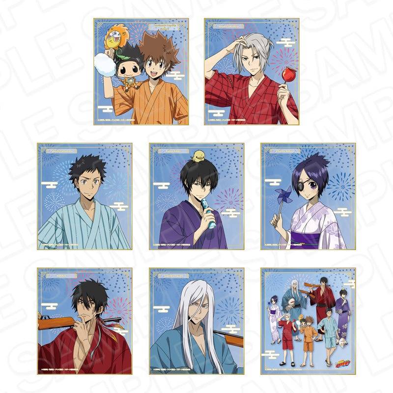 Katekyo Hitman REBORN!: Mini Shikishi Collection (Summer Festival Ver ...