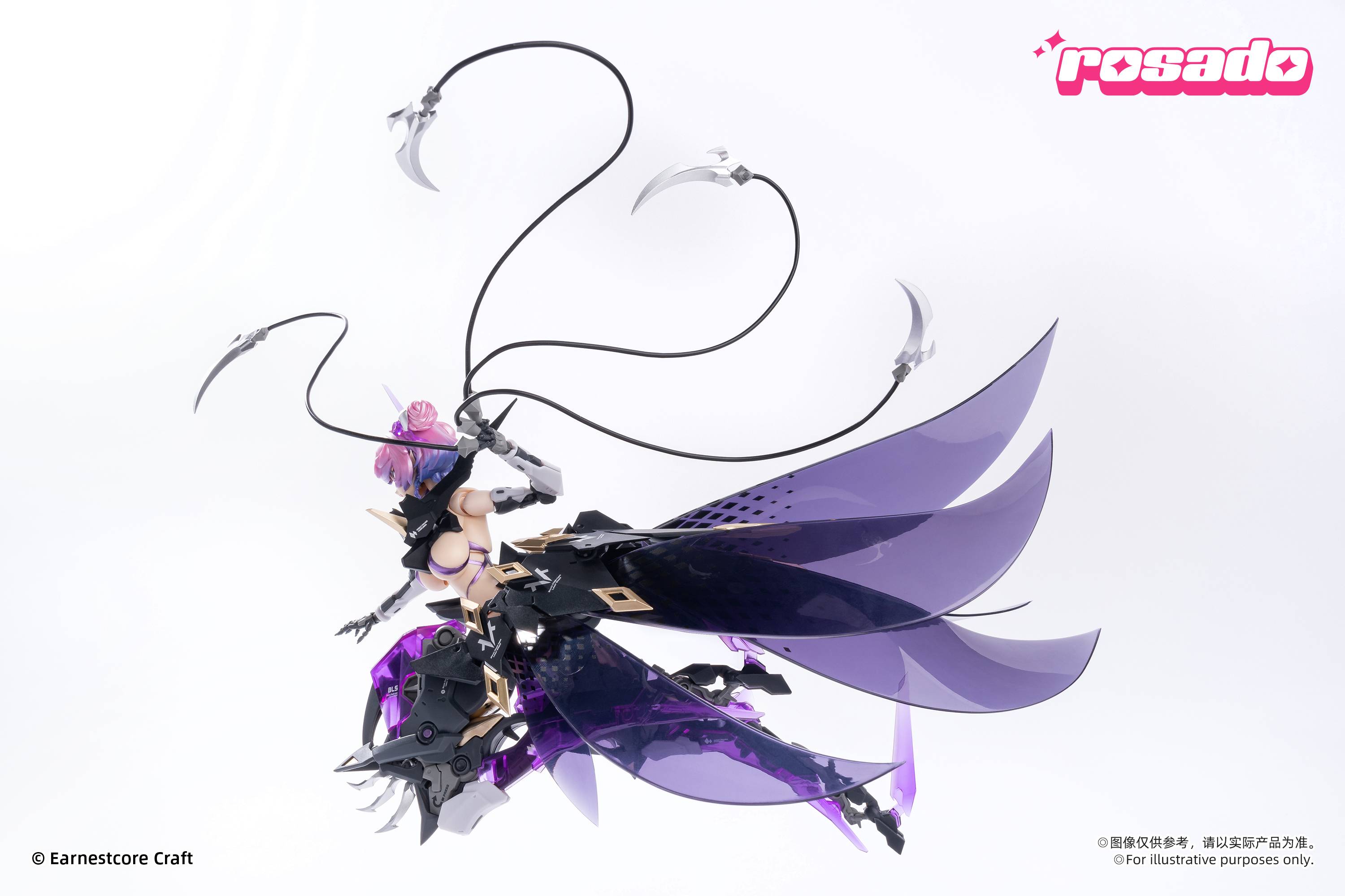 Action Figure: rosado Project RS-02 - Star Flower Black Iris 1/10 ...