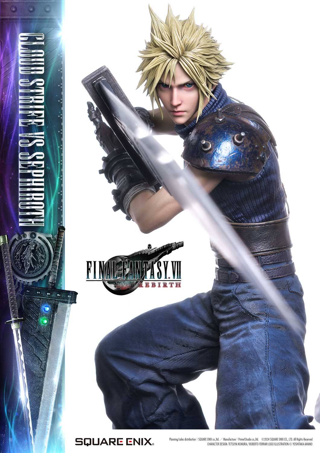 Square Enix Masterline: Final Fantasy VII Rebirth - Cloud Strife vs ...