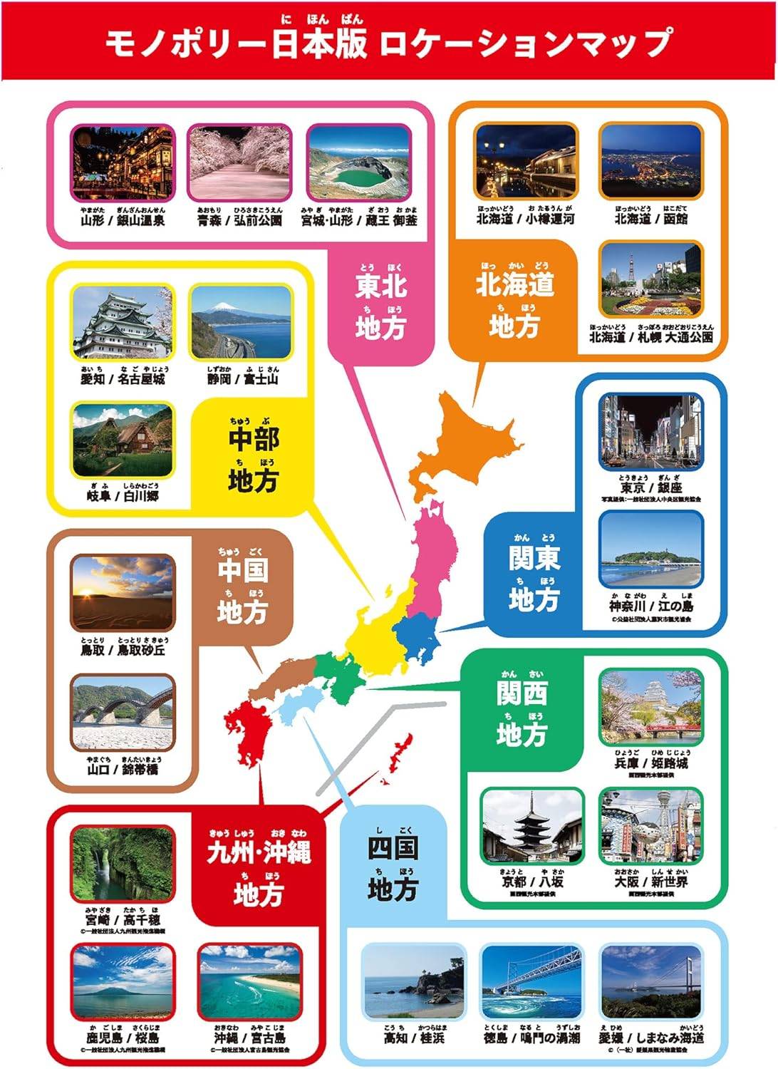 Monopoly: Japanese Edition - The Lands Of Japan [Hasbro] - Nin-Nin-Game.com