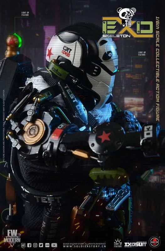 EXOSUIT 1/6: Exo-Skeleton Armor Suit Test-03 - Panda Division Standard ...