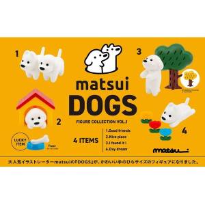 Matsui DOGS - Mini Figure Collection Vol.1 (12 Packs Box) [Ken Elephant ...