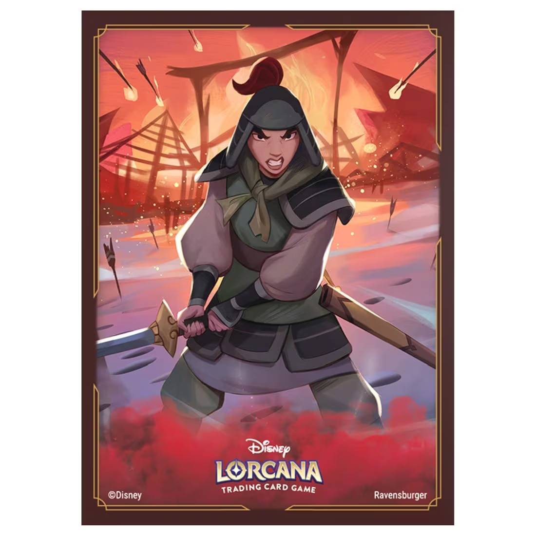Disney Lorcana TCG: Card Sleeve - Mulan - Soldier in Training (65 ...