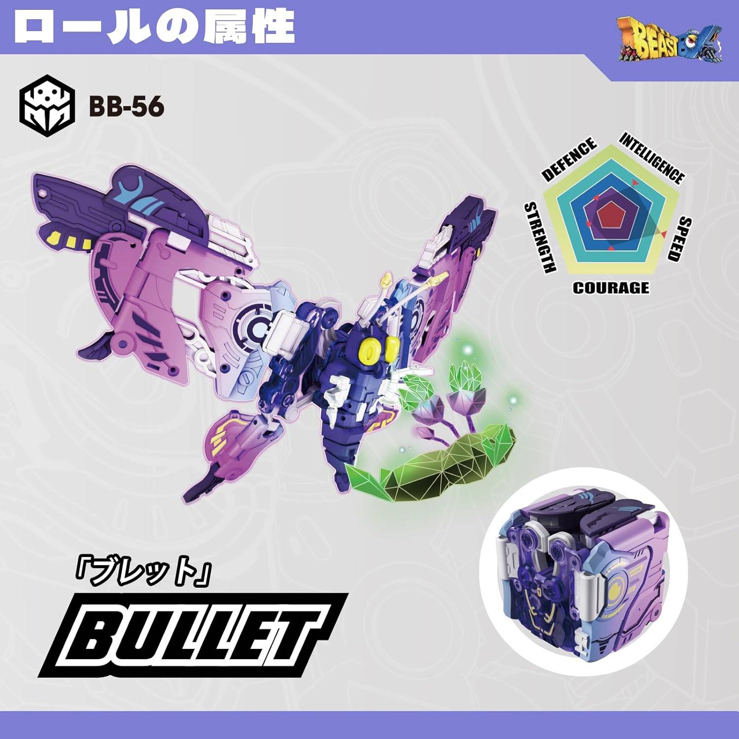 BEASTBOX: BB-56 BULLET [52Toys] - Nin-Nin-Game.com
