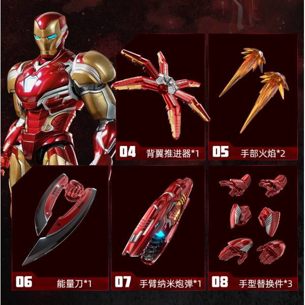 Action Figure: Marvel Hero - Iron Man Mk 85 (EX Ver.) [Blokees] - Nin ...