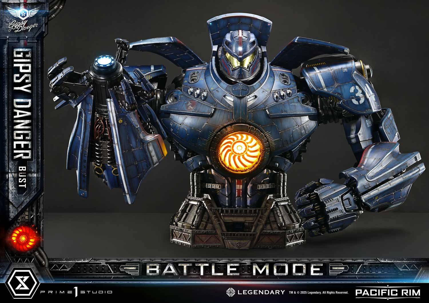 Prime 1 Statue: Pacific Rim - Life Size Bust - Gypsy Danger (Battle ...