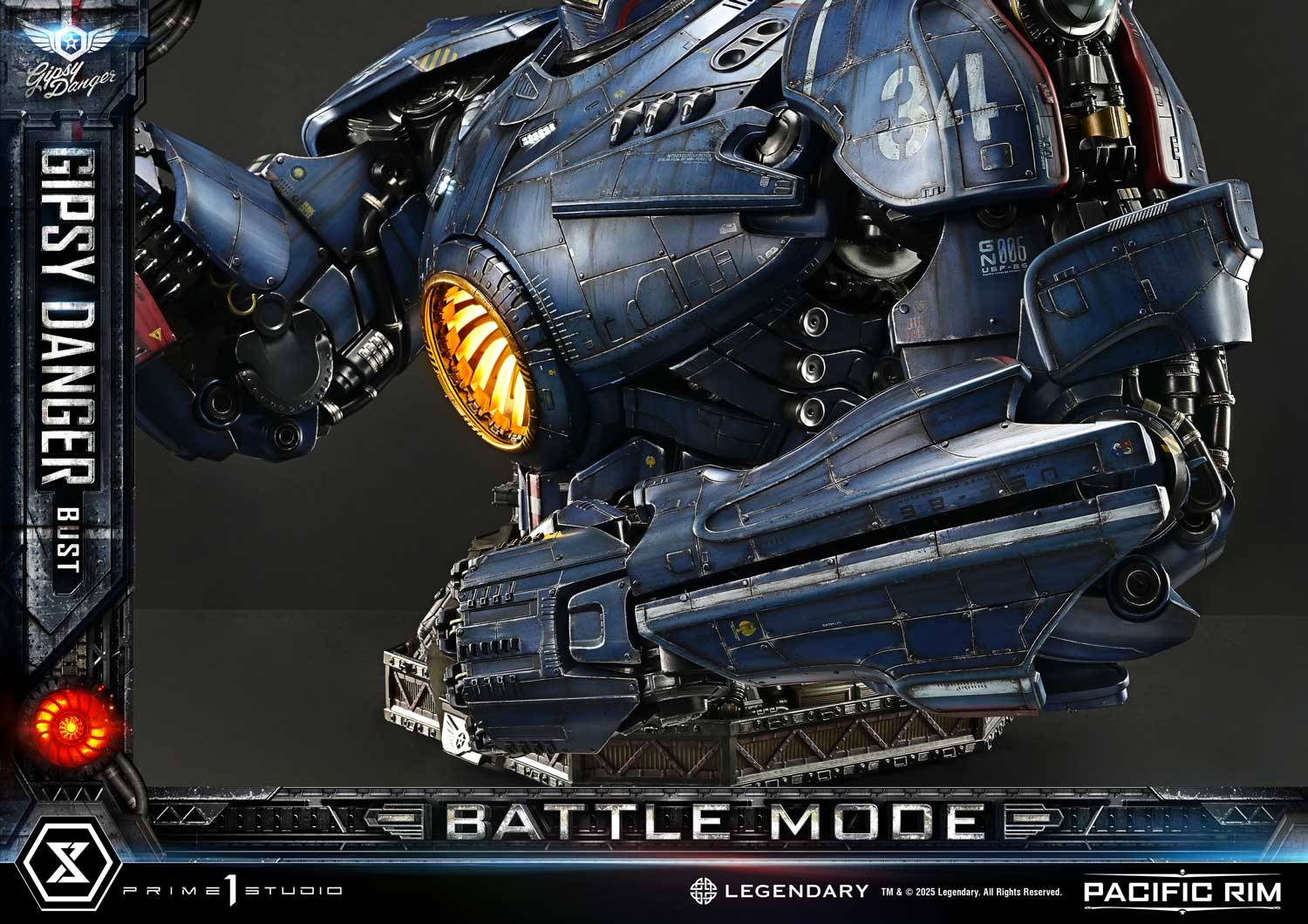 Prime 1 Statue: Pacific Rim - Life Size Bust - Gypsy Danger (Battle ...