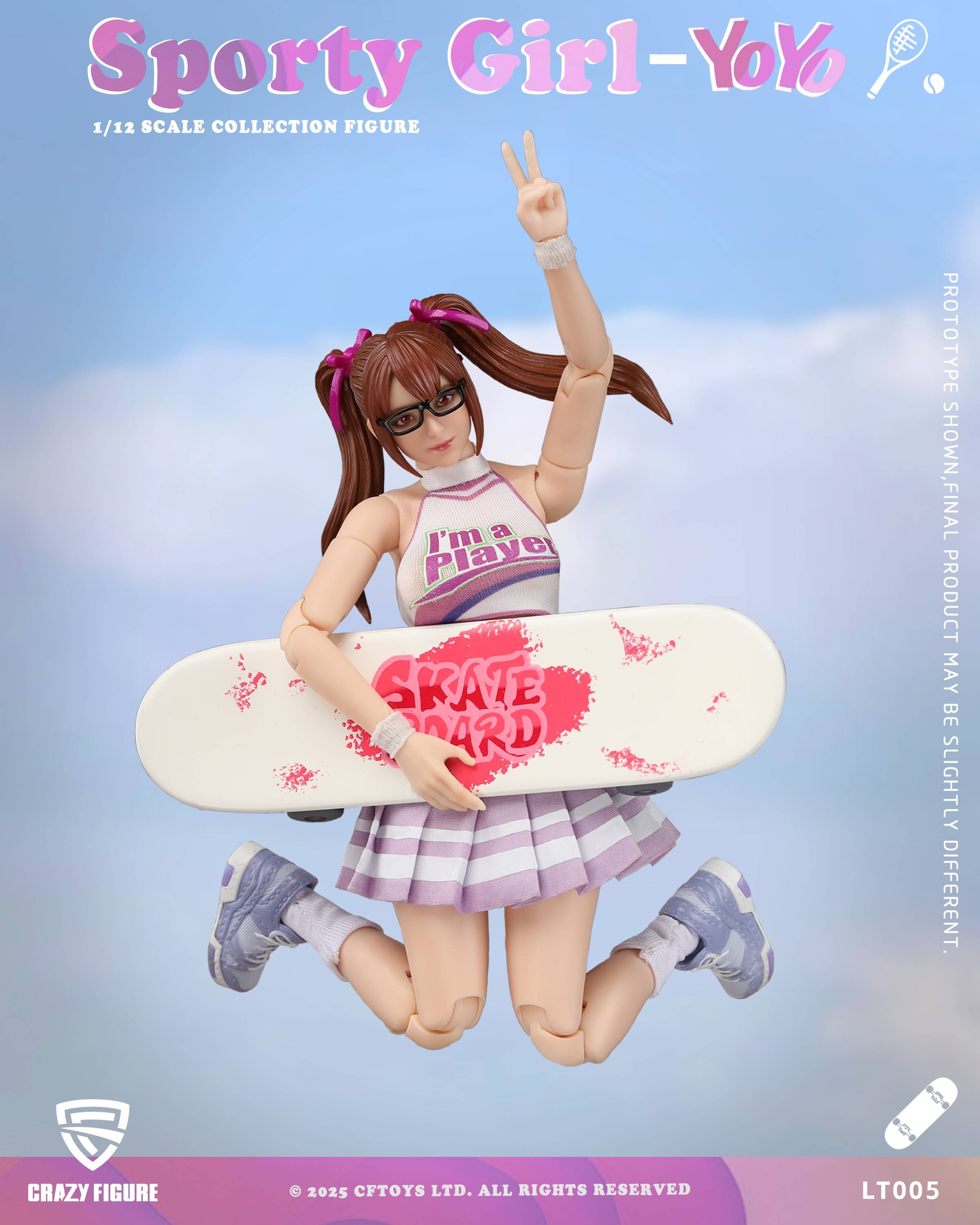 Action Figure: Sporty Girl YOYO 1/12 (With Bonus) [CFTOYS] - Nin-Nin ...