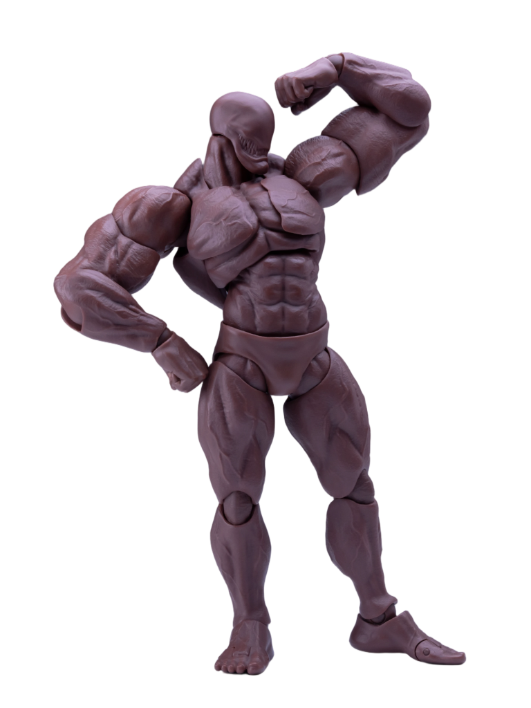 Action Figure: Muscular Male Body - Big Guy 1/12 (Tan) [Romankey] - Nin ...