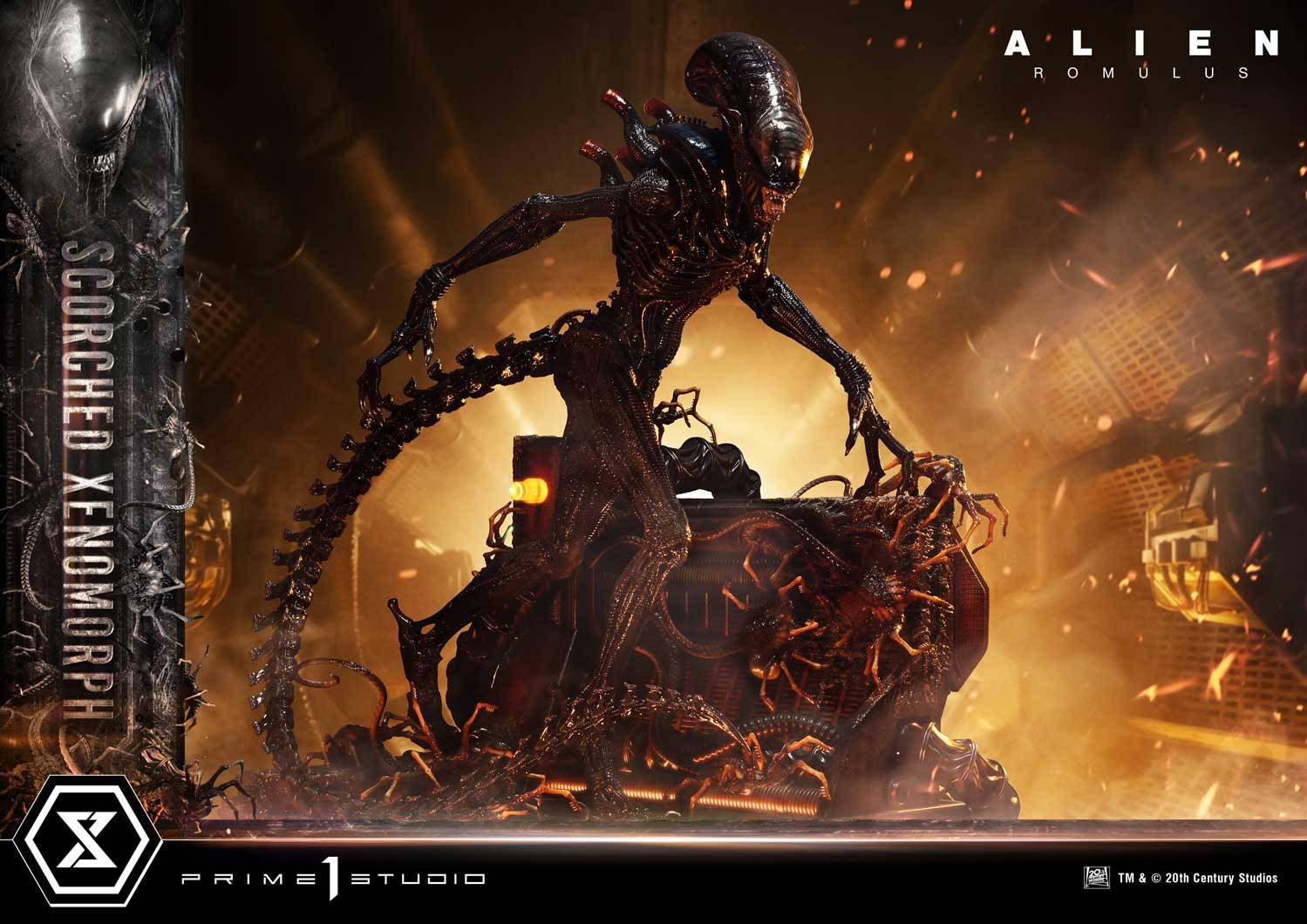 Museum Masterpiece XL: Alien Romulus - Scorched Xenomorph 1/3 [Hot Toys ...