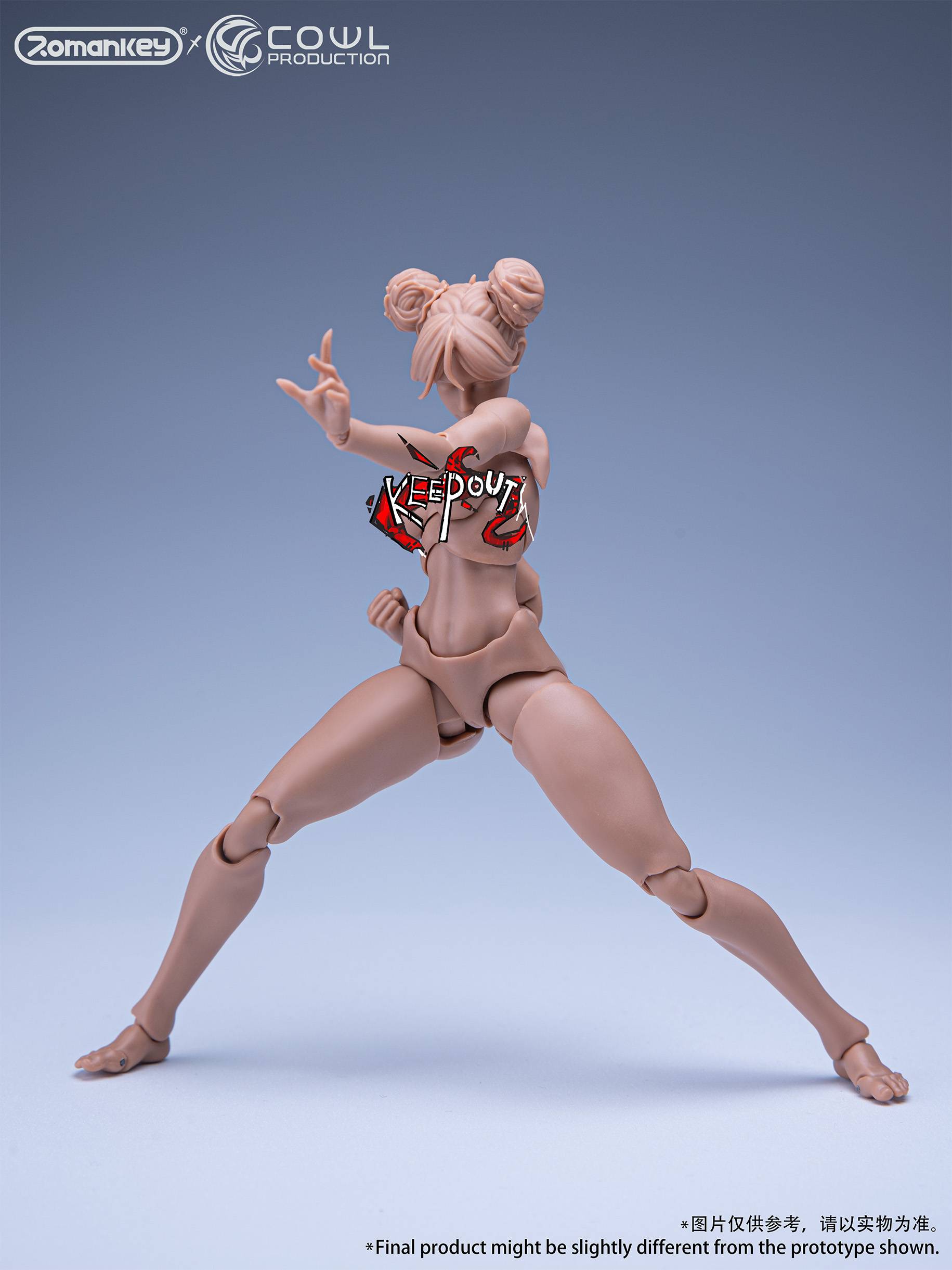 Action Figure: Super Movable Female Body 1/12 (Tanned) [Romankey x COWL] - Nin-Nin-Game.com