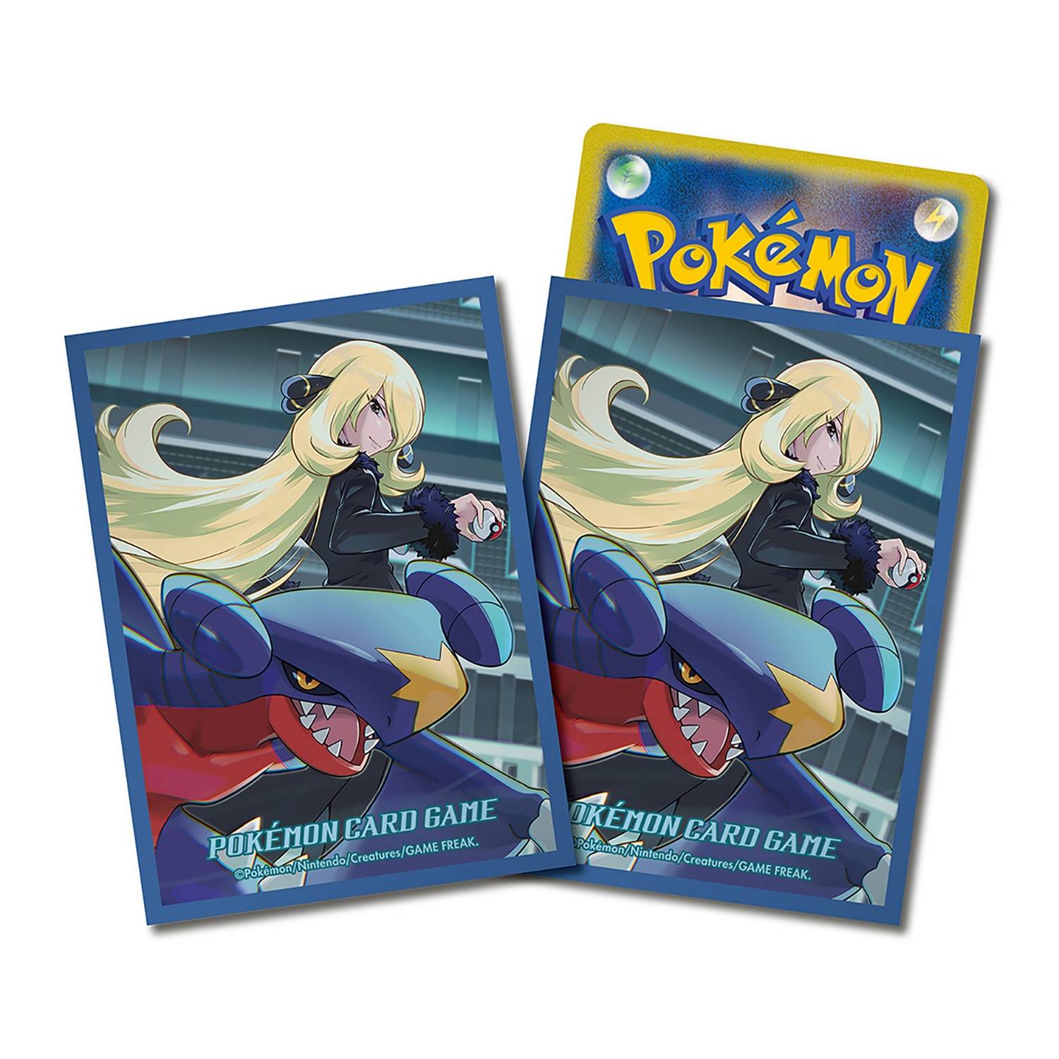 Pokémon Card Game: Deck Shield - Cynthia & Garchomp Ver.2 (Blue) (64 ...