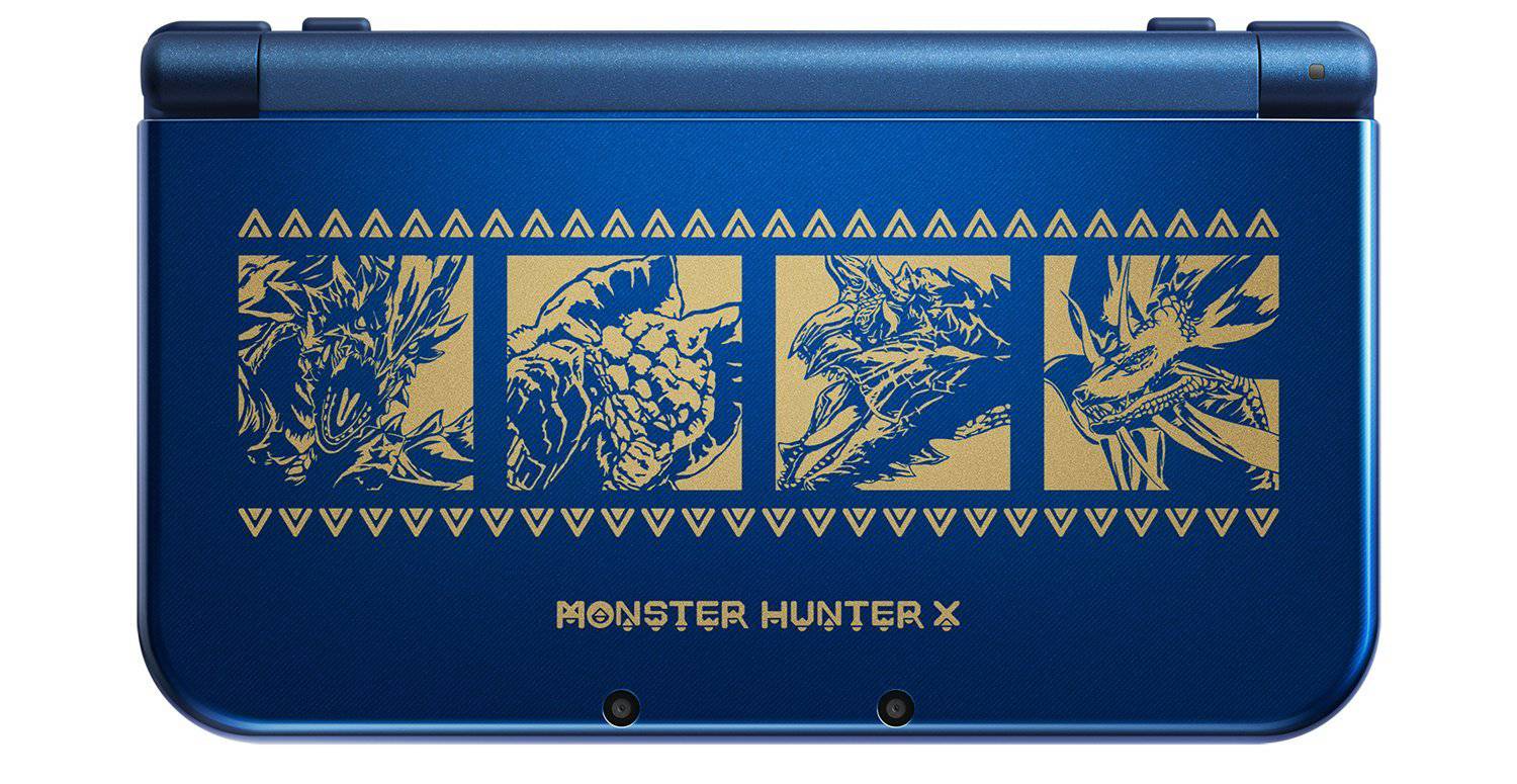 Buy New Nintendo 3DS LL Monster Hunter X Start Pack Design - Used ...