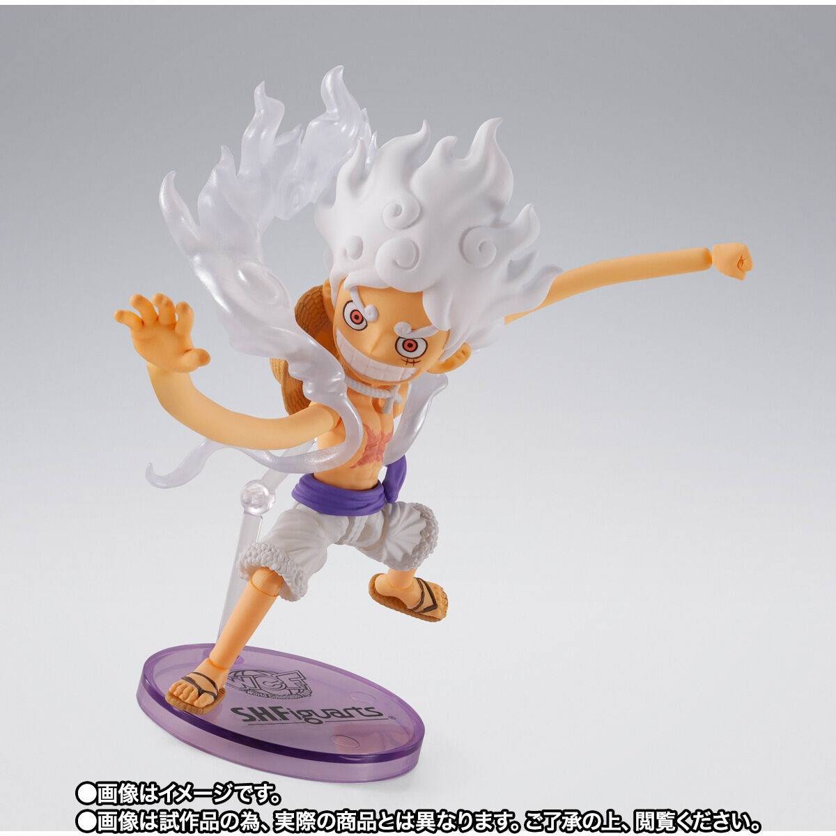 S.H.FIGUARTS x World Collectible Figures: One Piece - Monkey D. Luffy (Gear 5) (Limited Edition ...