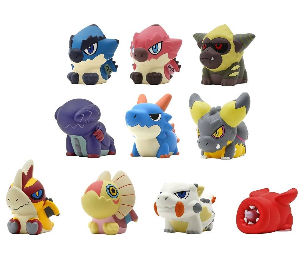 Capcom Figure Builder: Monster Hunter - Finger Puppet Vol.2 (10 Packs ...