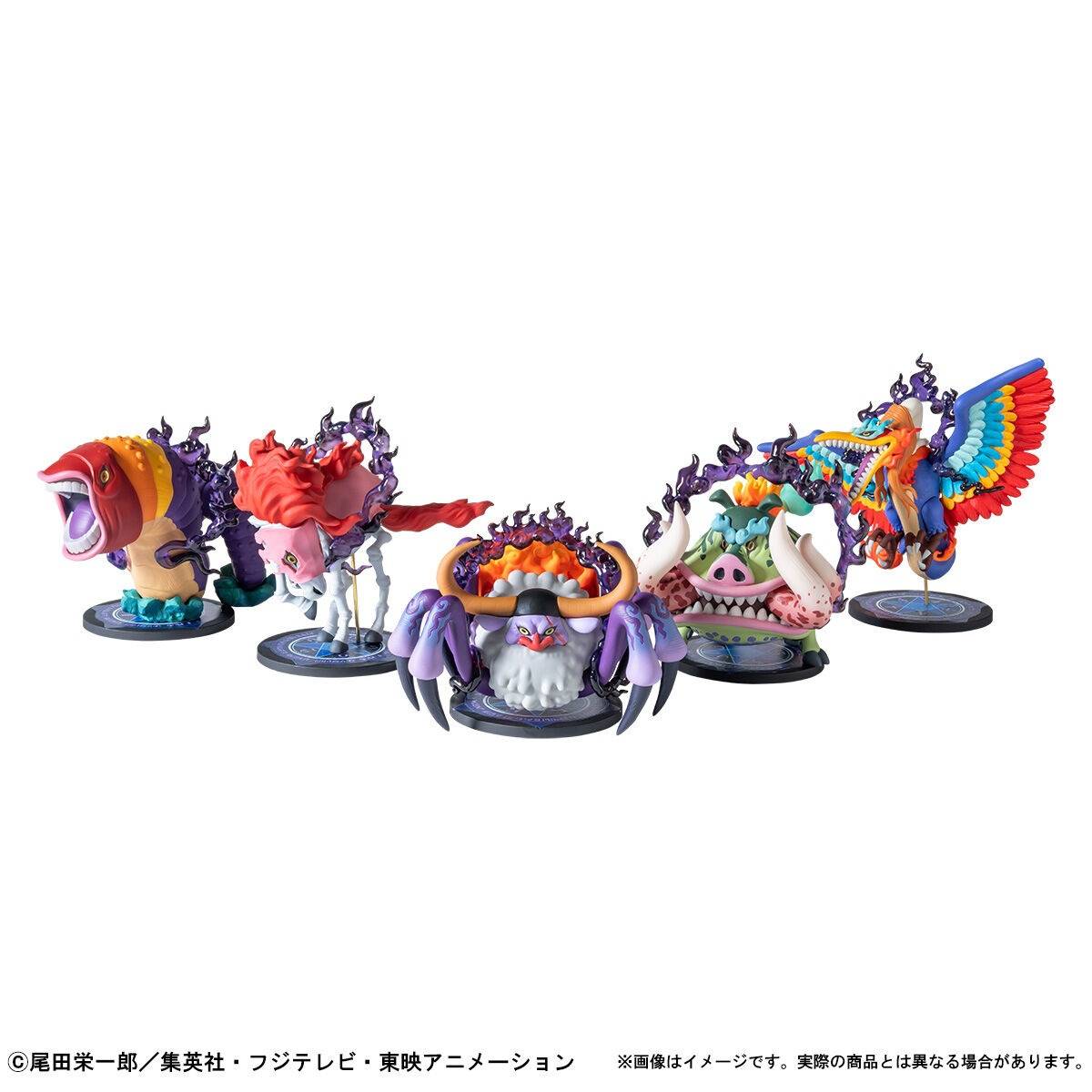 One Piece: World Collectible Figure PREMIUM - Luffy vs Five Elders (Set ...