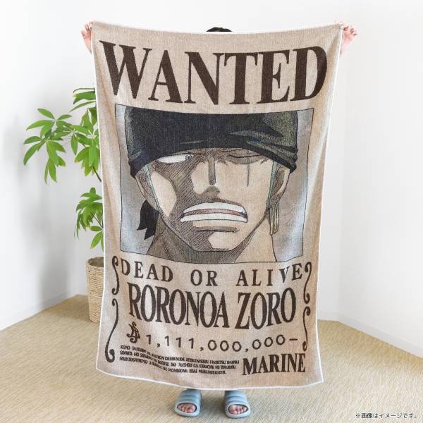 One Piece: Gosaiori Large Bath Towel - Zoro (Wanted Poster Ver ...