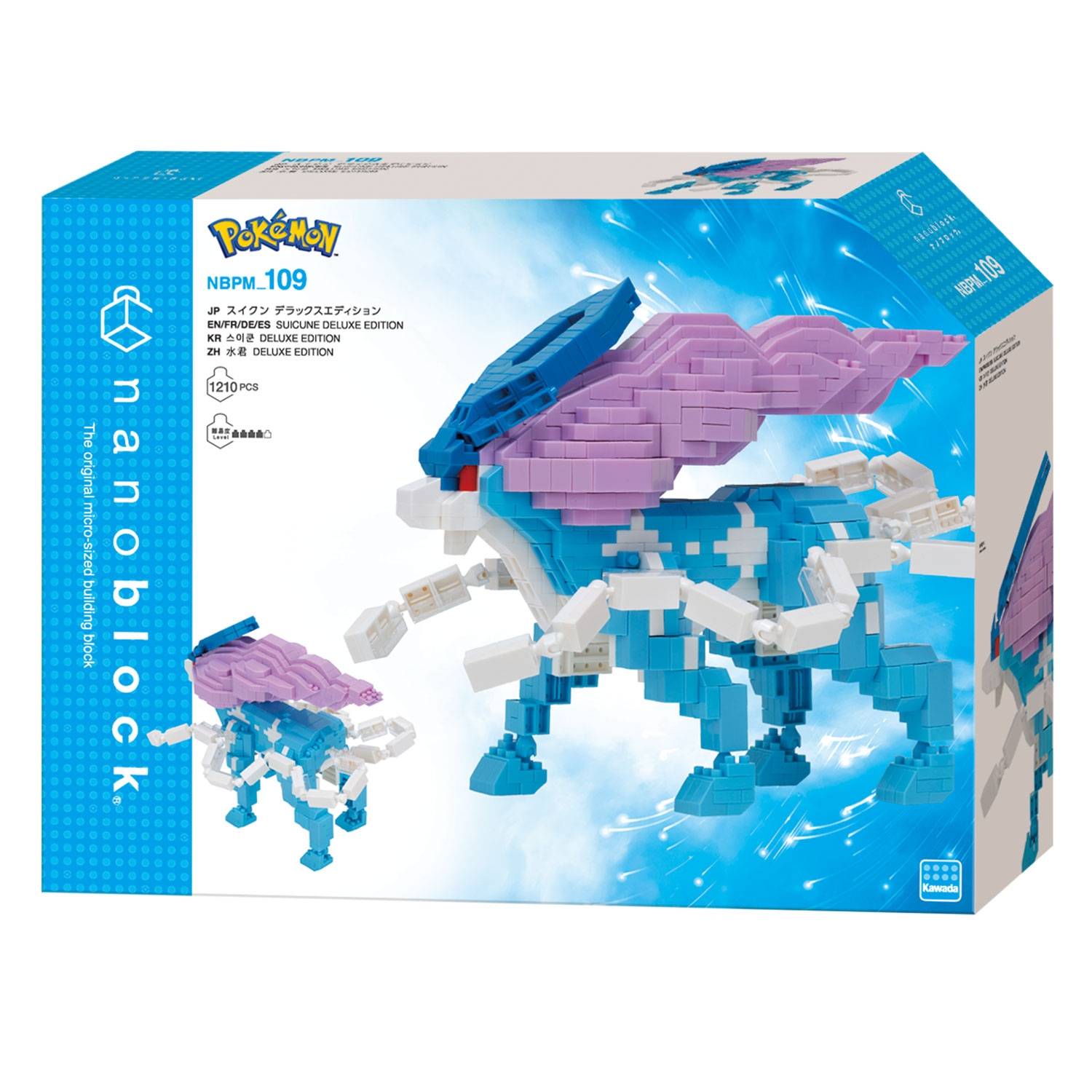 Nanoblock: Pokémon - Suicine (Deluxe Ver.) [Kawada] - Nin-Nin-Game.com