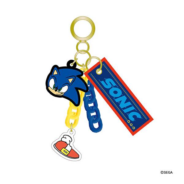 Sonic the Hedgehog: Jingling Acrylic Keychain - Sonic [Ensky] - Nin-Nin ...