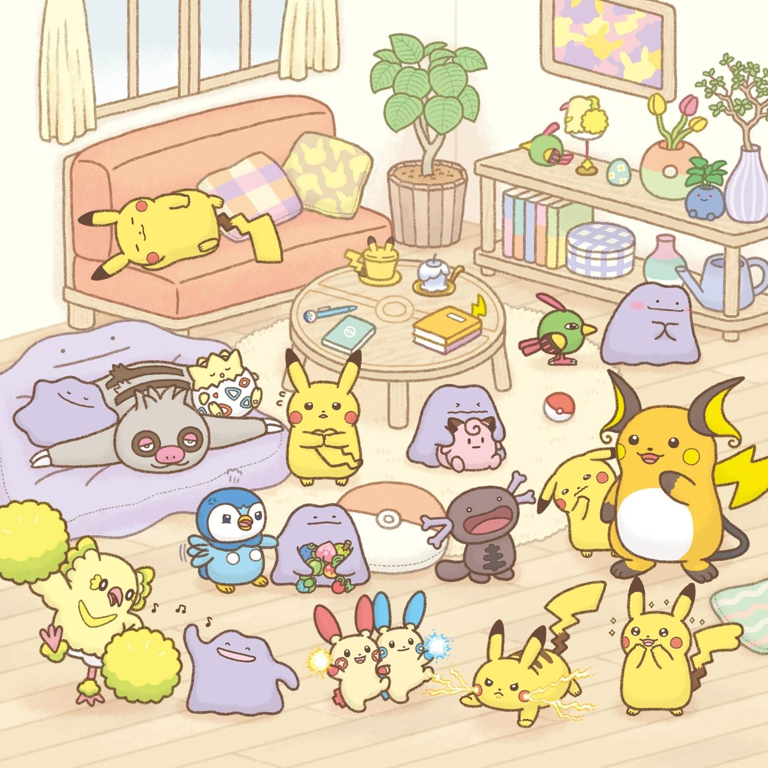 Pokémon 10 Colors, 10 Pokémon: Aluminum Bottle With Carabiner - Hardy ...