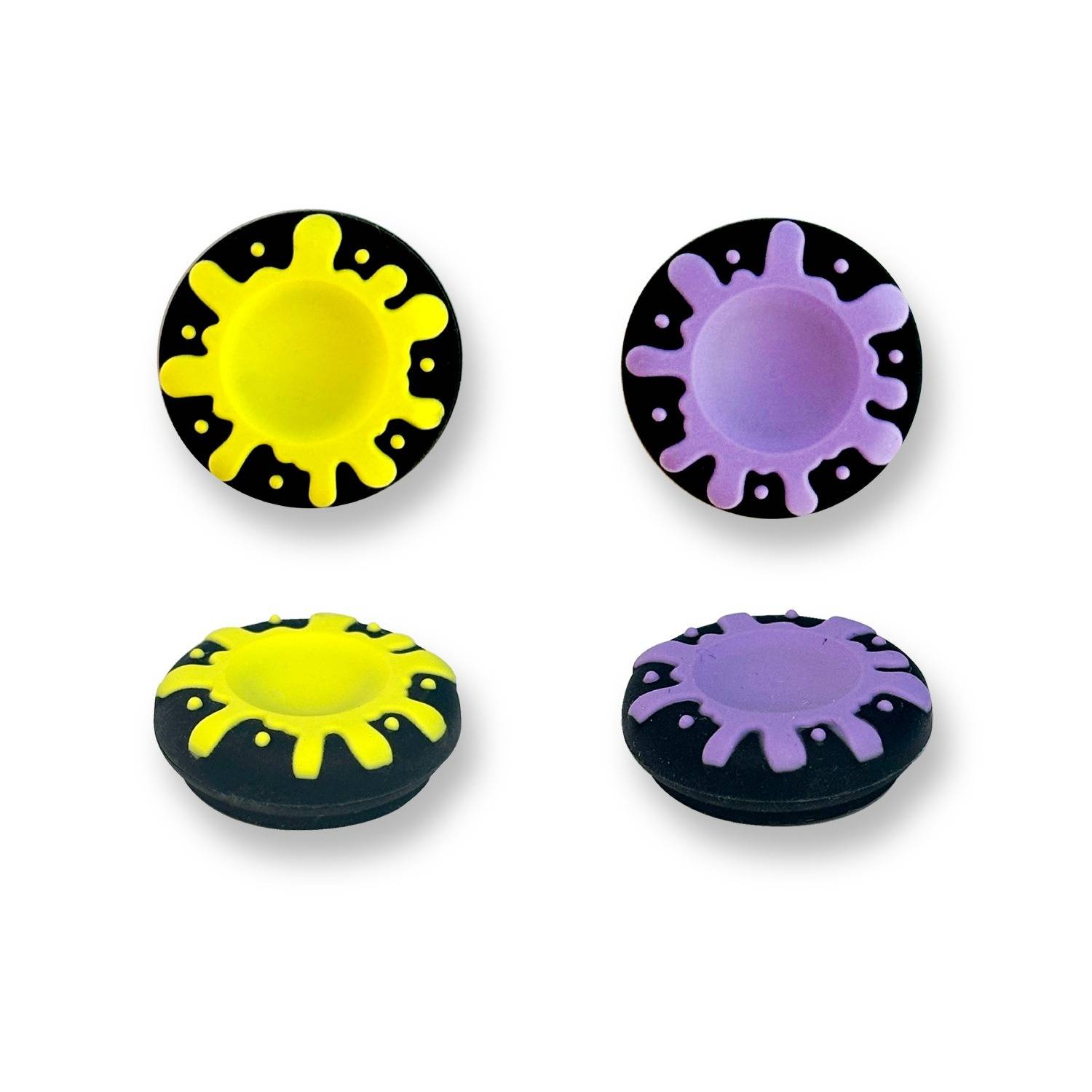 Nintendo Switch 2: Analog Stick Cover - Ink Yellow & Purple [ALLONE ...