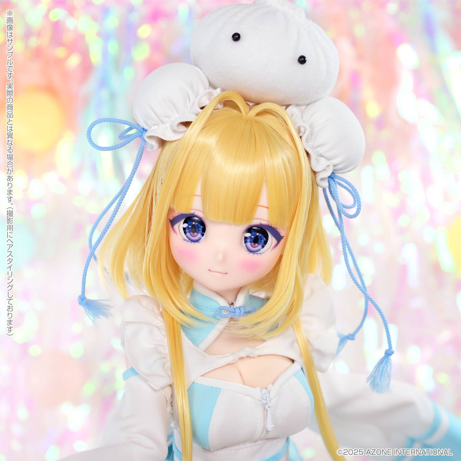 Poe-Poe × Iris Collect Petit: Komomo - Cupcake Steamed Bun Girl! (Angelic Blue Ver.) 1/3 [Azone ...
