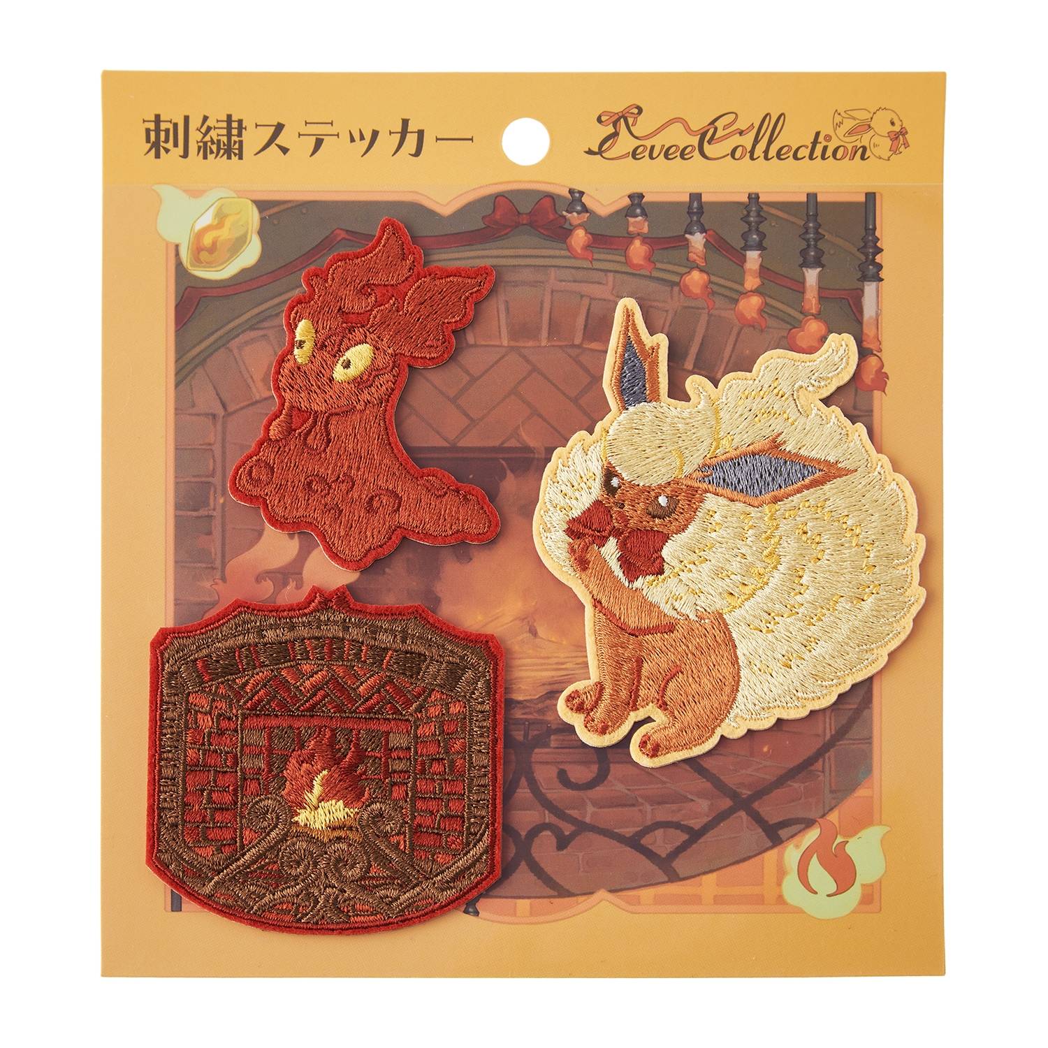 Pokémon Eevee Collection: Embroidered Sticker - Flareon (Limited ...