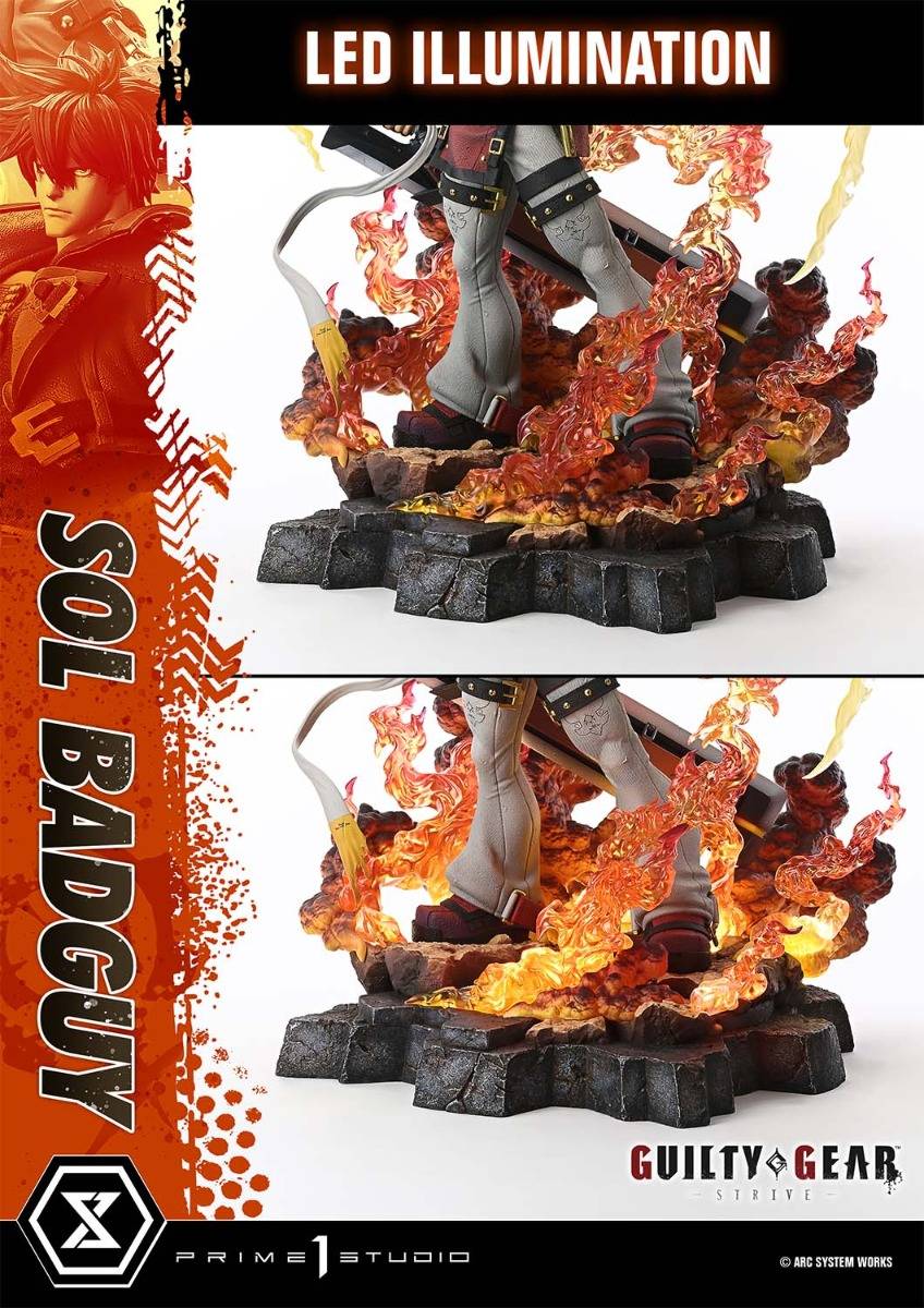 Ultimate Premium Masterline: GUILTY GEAR -STRIVE- Sol Badguy 1/4 ...