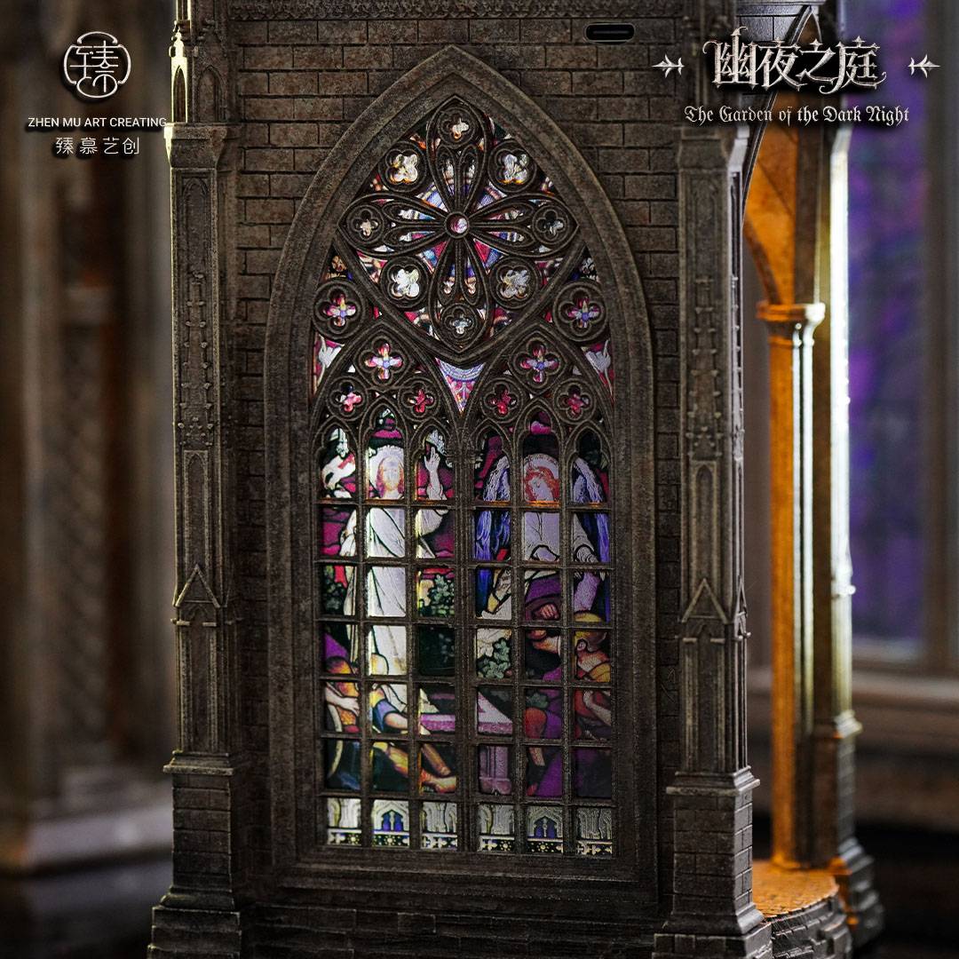 1/35 Dollhouse: Miniature Room - Gothic Night Garden [ZHENMU] - Nin-Nin ...