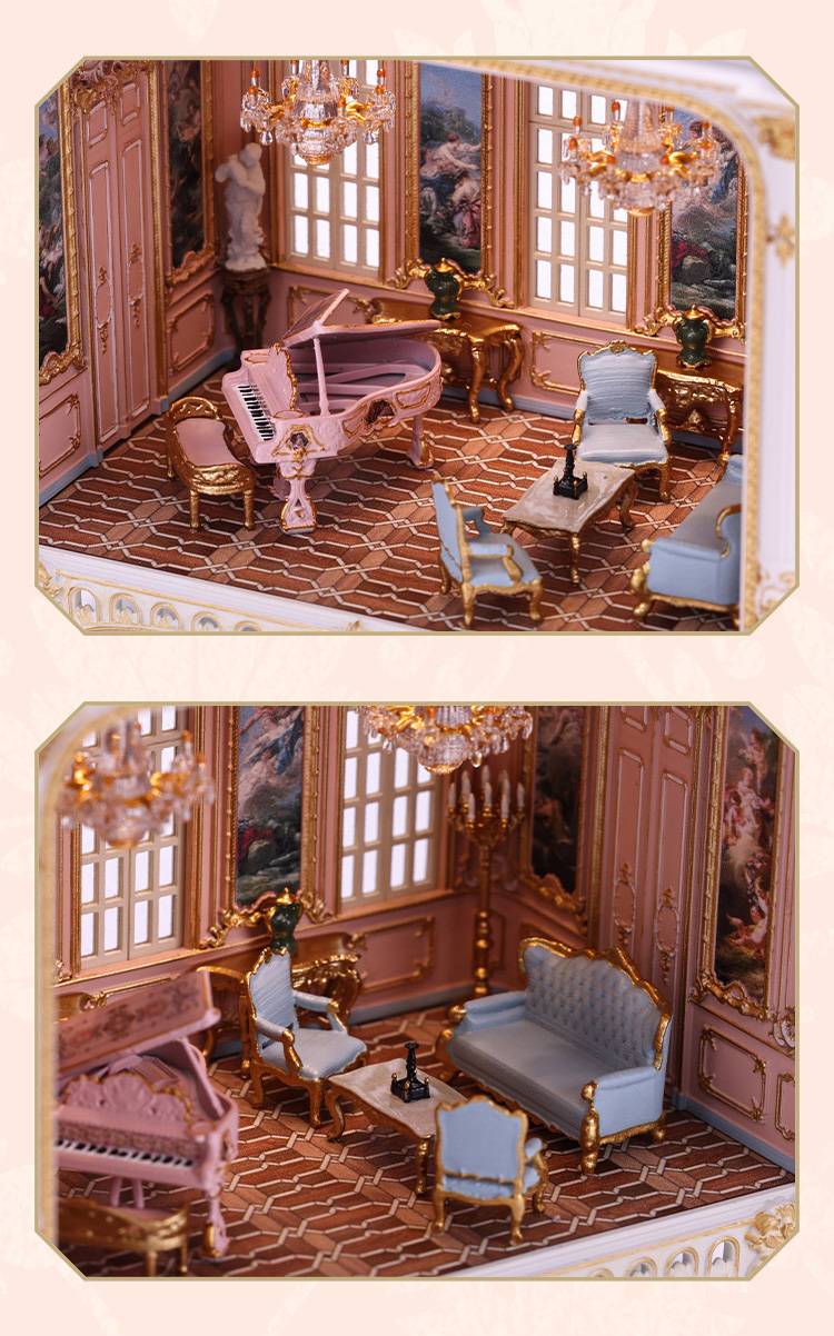 1/64 Dollhouse: Miniature Room - Floria Rose Hall [ZHENMU] - Nin-Nin ...