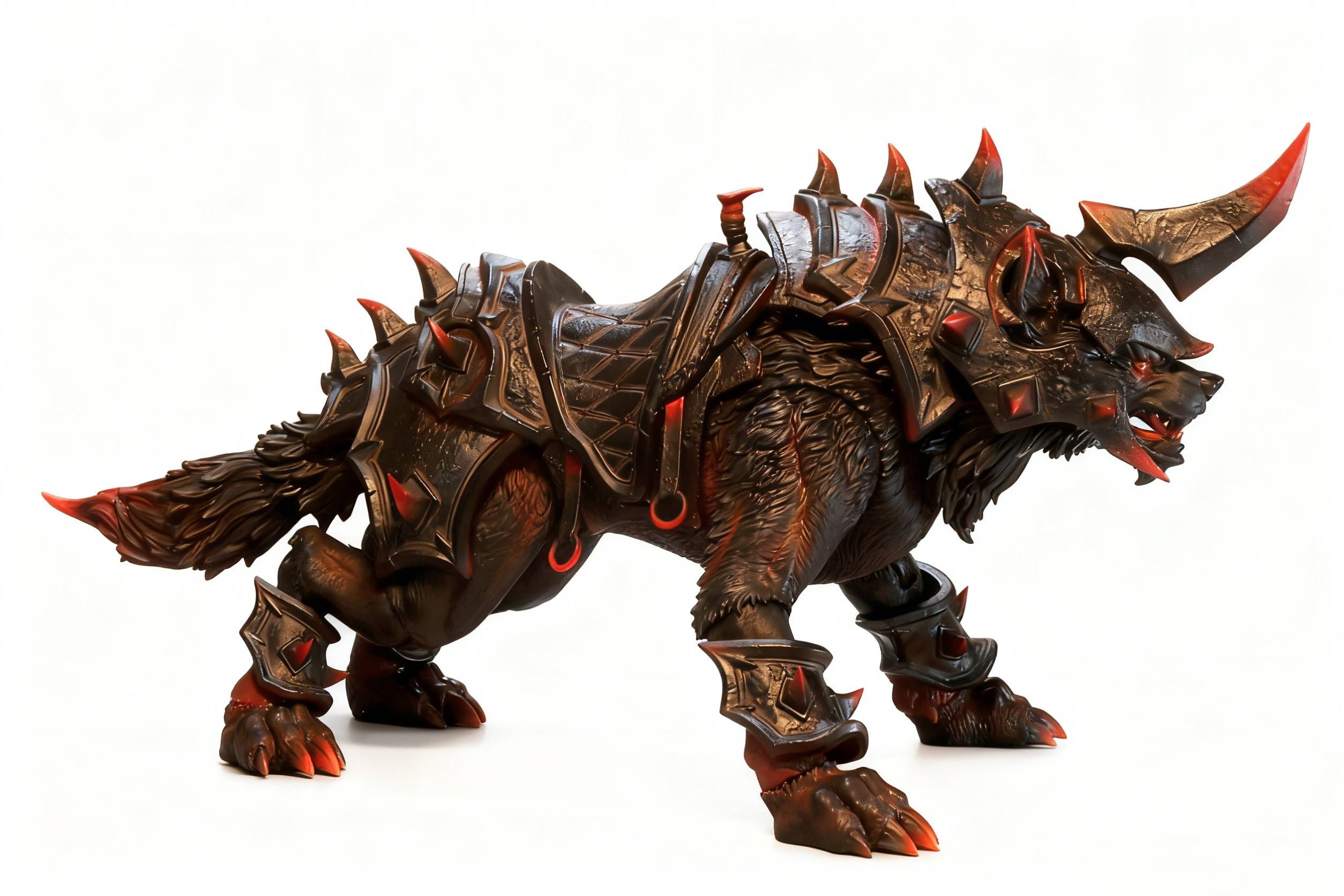 Action Figure: Wolf of Glory (Lava Ver.) 1/12 [Fish Toys] - Nin-Nin ...