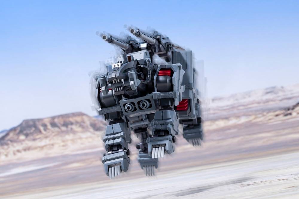 HMM ZOIDS 1/72: Lightning Saix Irvine Spec 2000 (Recolor Ver.) (Plastic ...