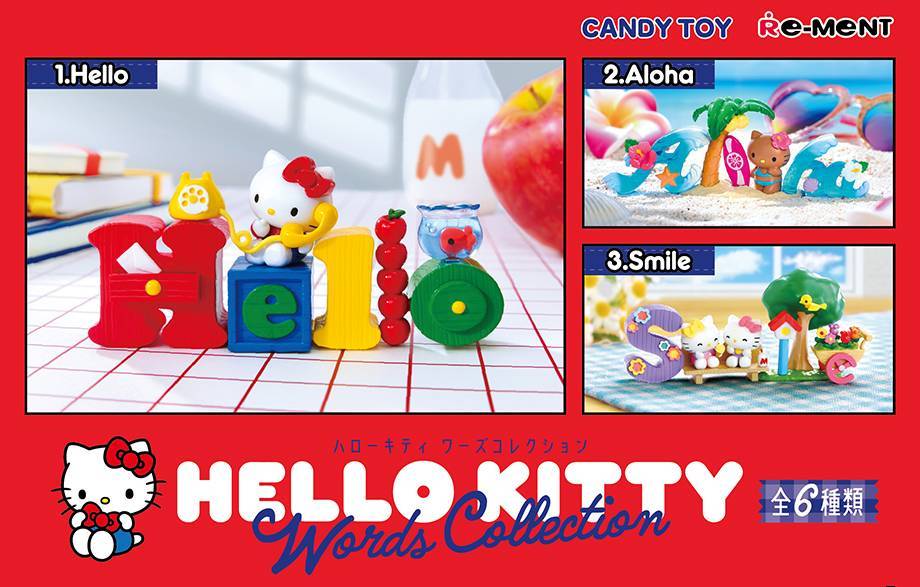 Sanrio Characters: Hello Kitty Words Collection (6 Packs Box) [Re-Ment ...