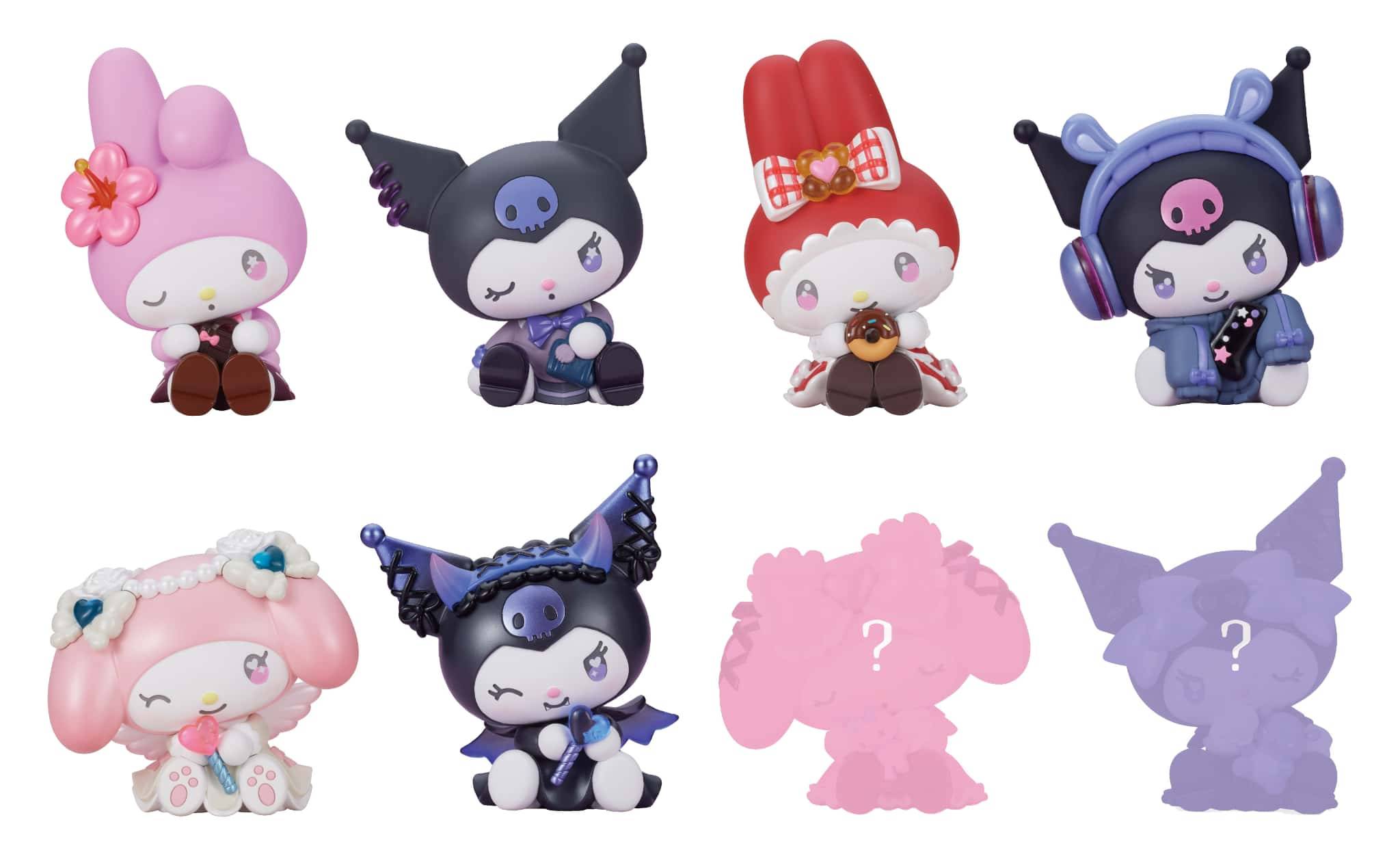PeriHapi! Blind Box: My Melody & Kuromi - Shoulder Hug Mini Figures ...