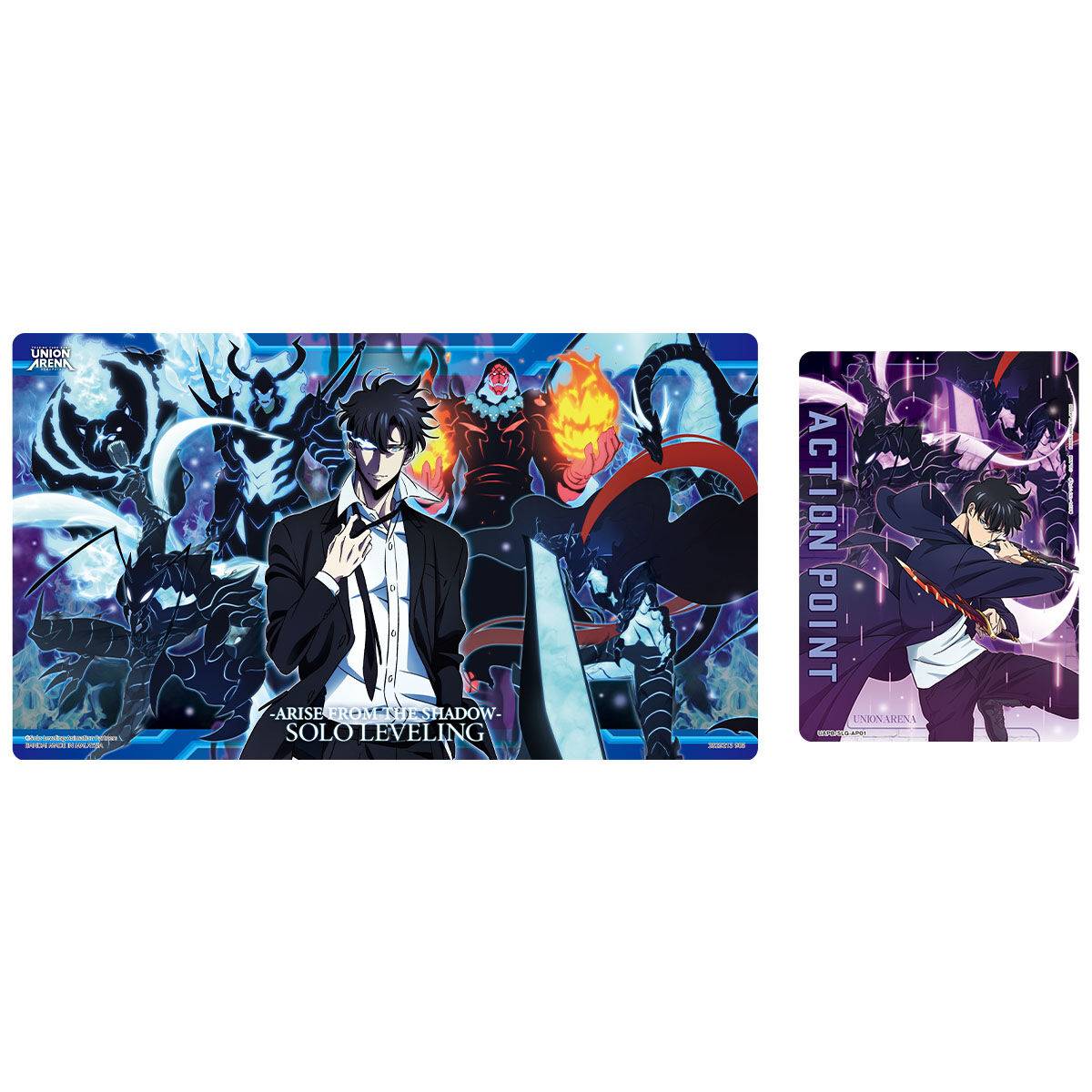 UNION ARENA: Solo Leveling - Playmat & Action Point Card Set (BCGF ...