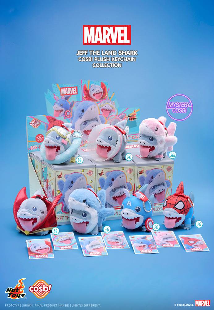 Marvel Rivals: Jeff the Land Shark - Plush Mascot Cosb! Collection (6 ...